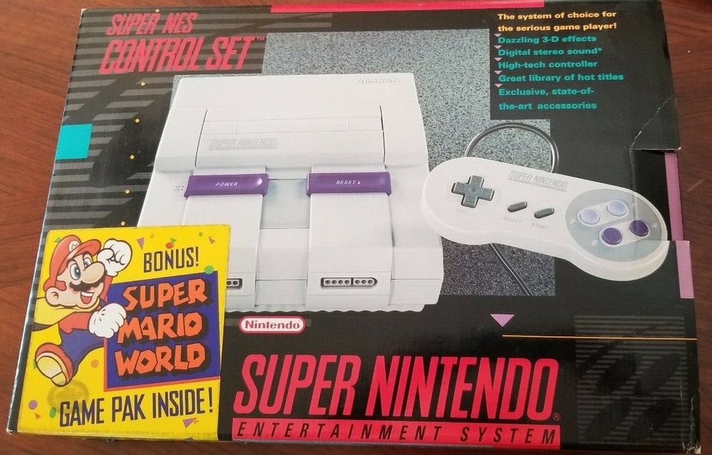 Super Nintendo Console Box Variations List - Collecting Guides - Video ...