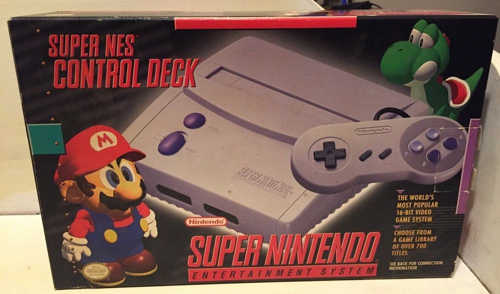 Super Nintendo Console Box Variations List - Collecting Guides - Video ...