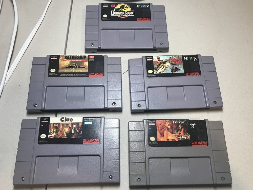 SNES stickerless back label - Collector's Questions - Video Game Sage