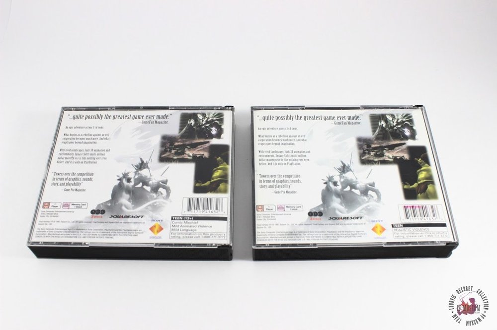 Final Fantasy VII - PlayStation 1 - Variants - General Collecting ...