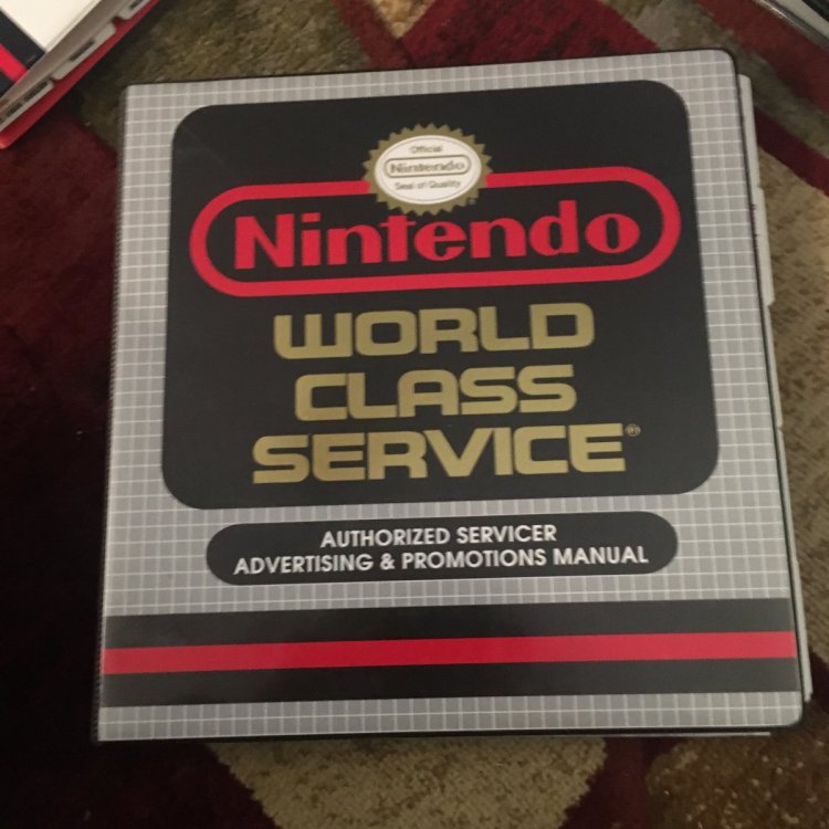Finally finished my Nintendo Service Center binder set! - Show Off ...