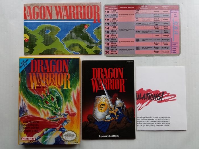 Help identifying inserts for Dragon Warrior and Zelda - Collector's ...