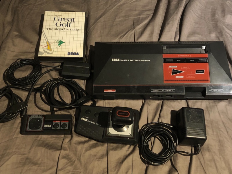 SOLD - Sega Master System Model 1 Console w/ Cables Fully Functional ...