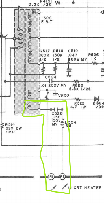 G07 Monitor flyback issues - SNESNESCUBE64's repair logs - Video Game Sage