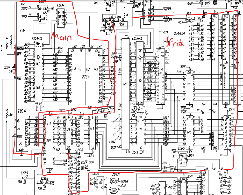 Gyruss - No Moving Sprites - SNESNESCUBE64's repair logs - Video Game Sage