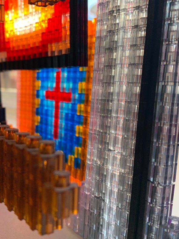 Nintendo Power Pixel Block Mural from 2010 - Show Off - Video Game Sage