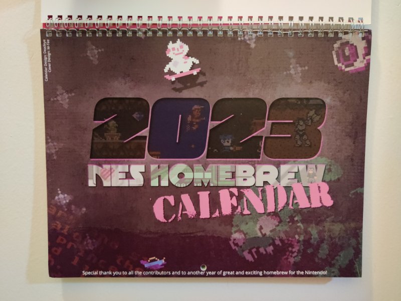 2023 NES Homebrew Calendars - Everything Else - Video Game Sage