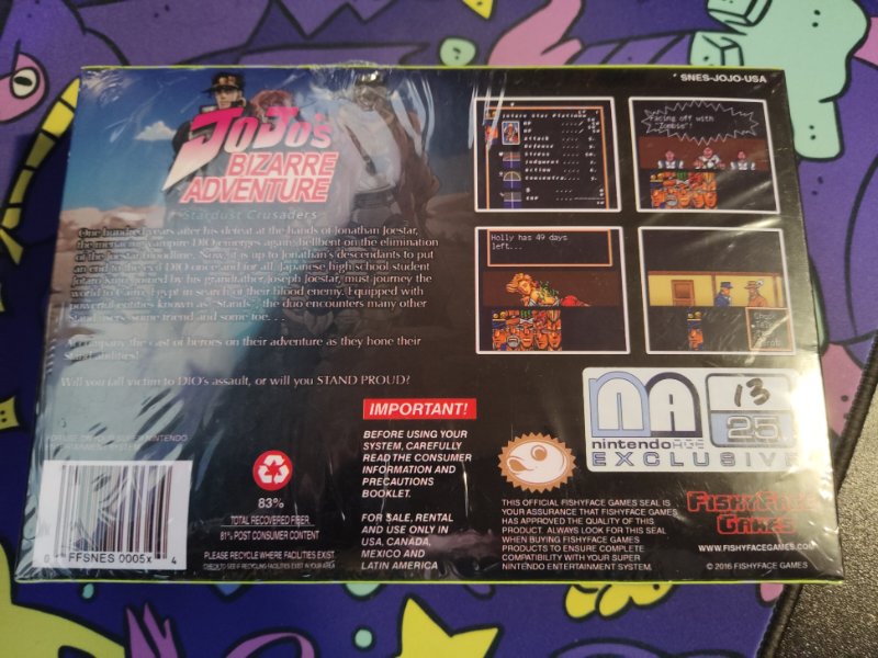 Fishy Face Games - NintendoAge Exclusive Jojo's Bizarre Adventure #13/ ...