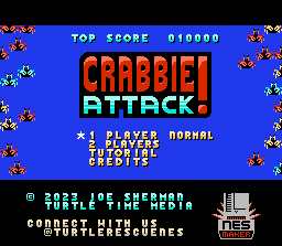 Crabbie Attack - Homebrew - Video Game Sage