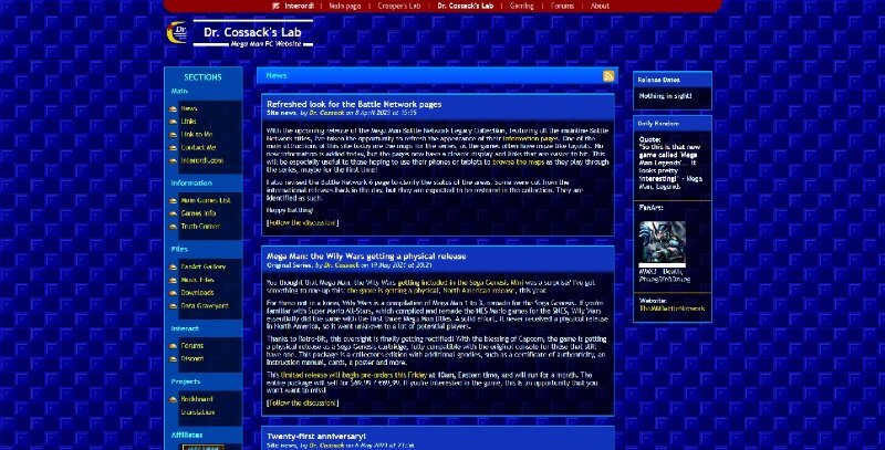 Gaming Websites Past and Present - MegaMan52's Blogs - Video Game Sage