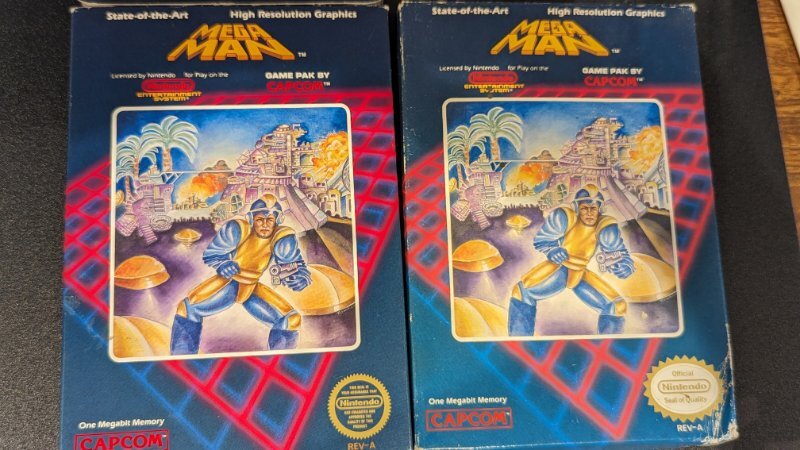 Mega Man 1 variant box colors? - Collector's Questions - Video Game Sage