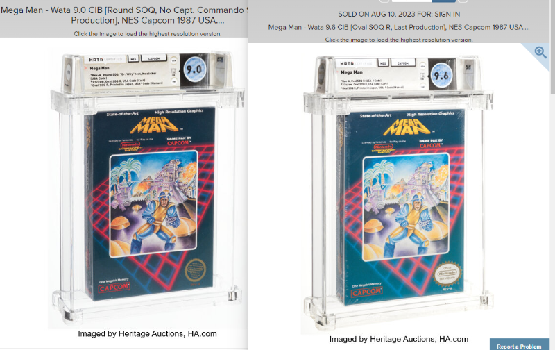 Mega Man 1 variant box colors? - Collector's Questions - Video Game Sage